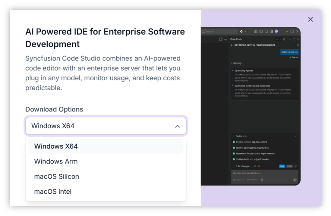 Syncfusion Code Studio Install and Configure